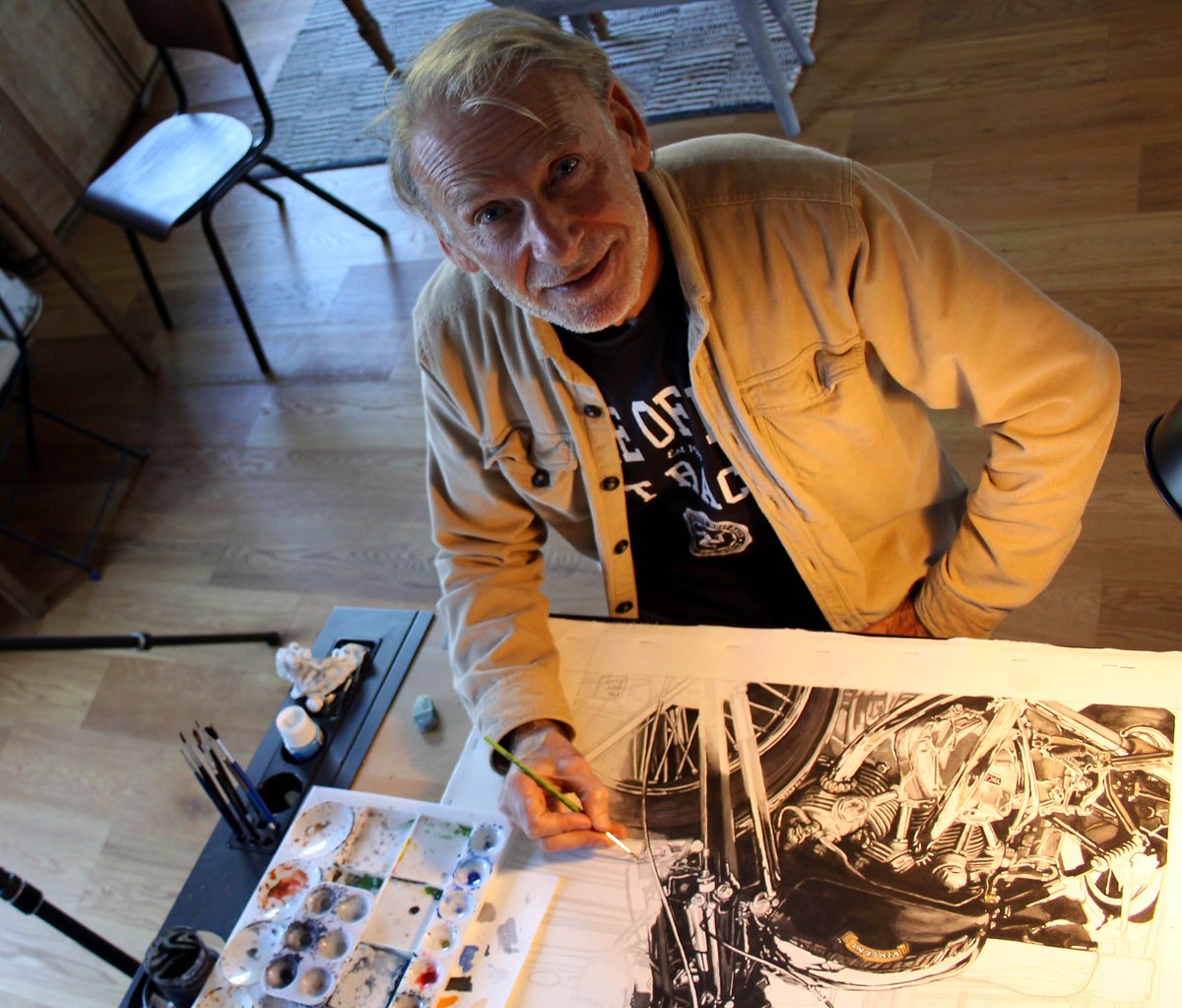 Philippe Roy Illustration Moto