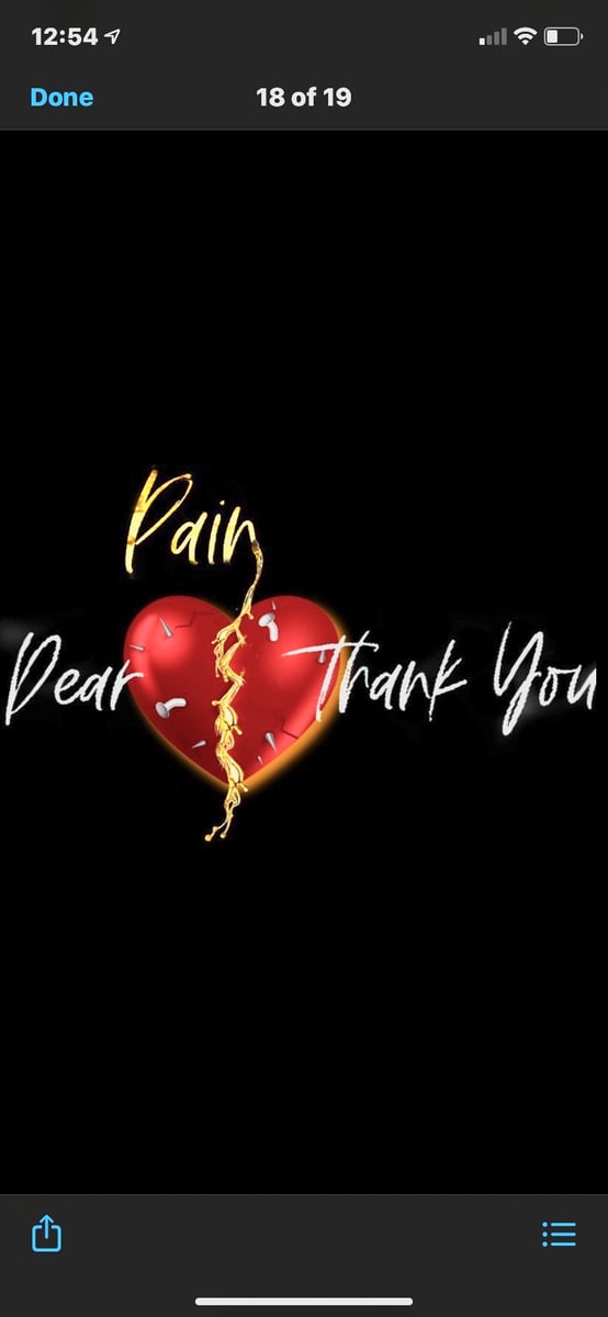 My Design | Dear Pain Thank You