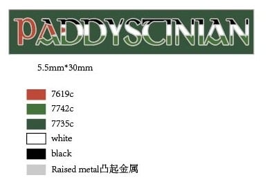 Left wing badges. | Left wing badges.