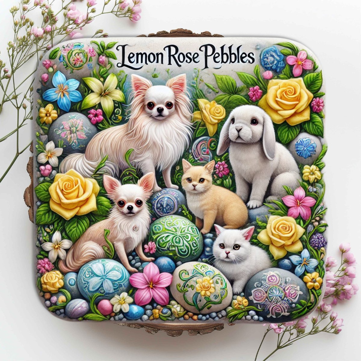 🙈 Behind the Scenes | Lemon Rose Pebbles