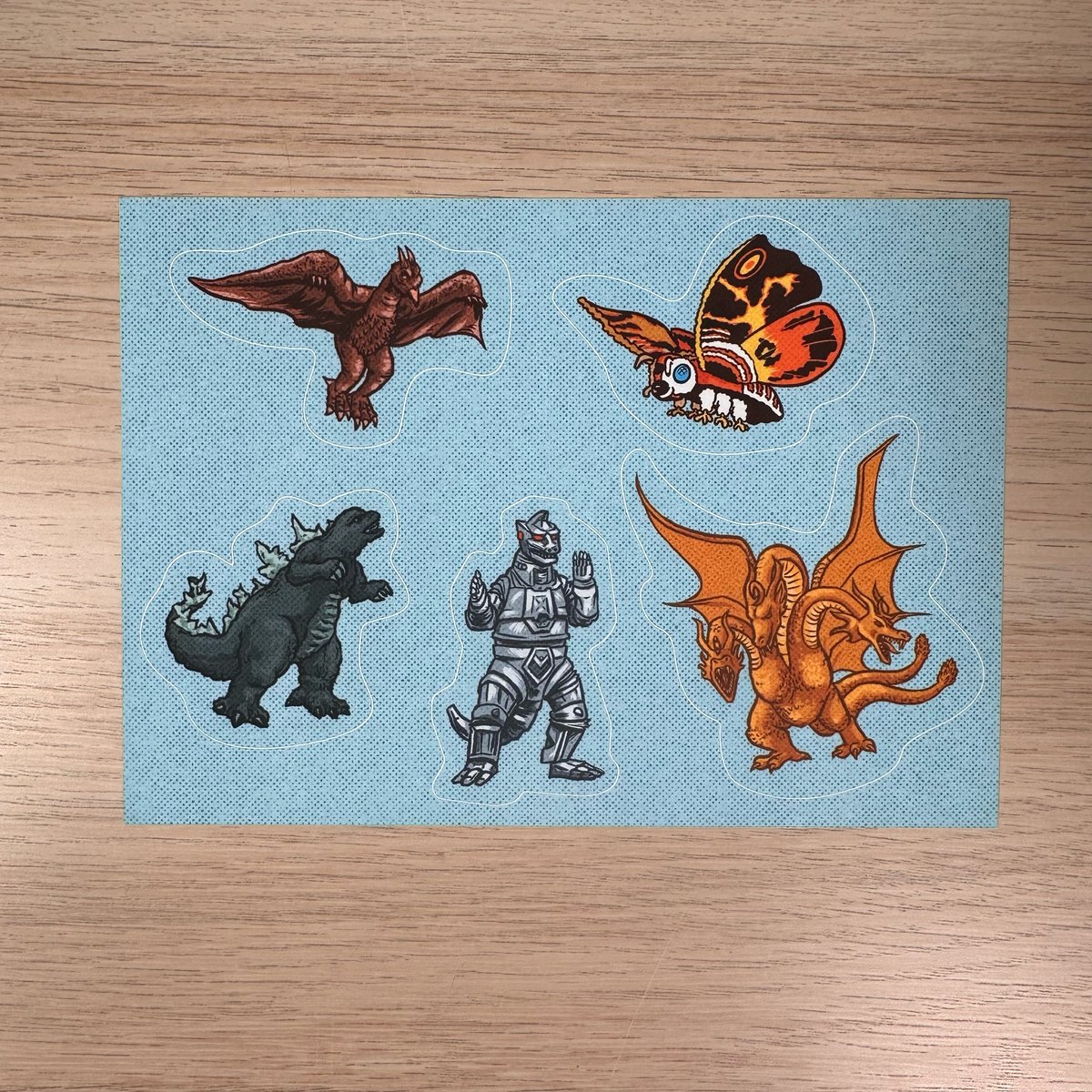 kaiju sticker sheet | Lauren Moran Illustrations