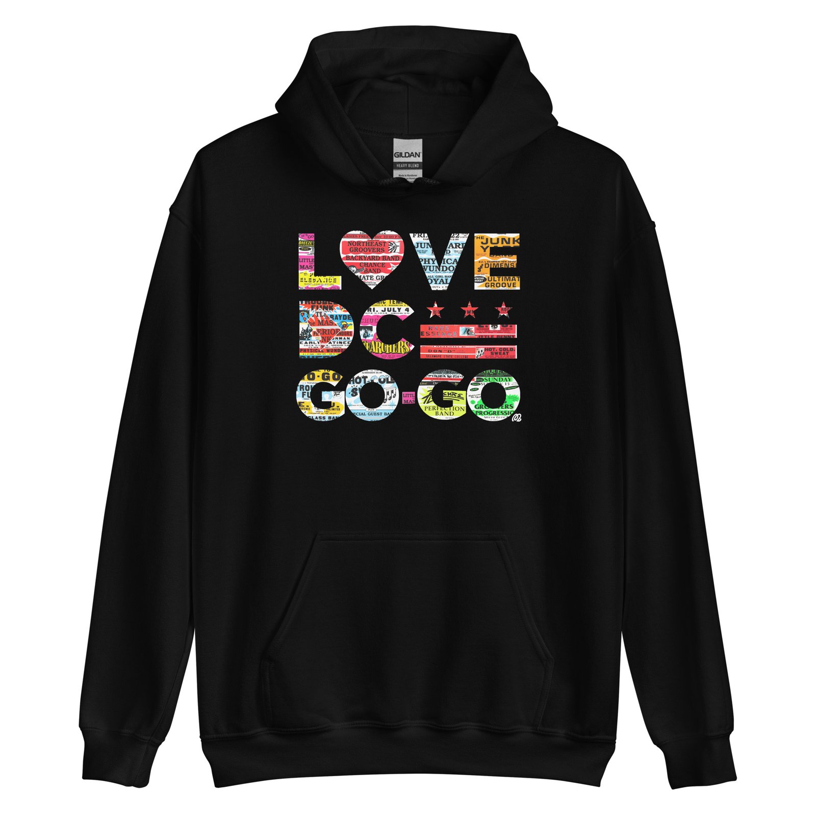 LOVE DC GOGO POSTER PRINT HOODIE (3 color options) | CRANKROCK