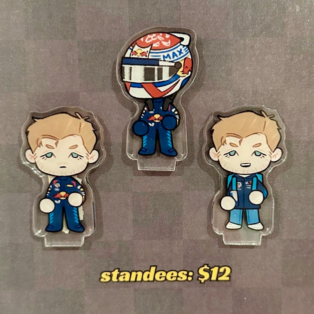 Mini Max Verstappen Standees | cherrypugpie