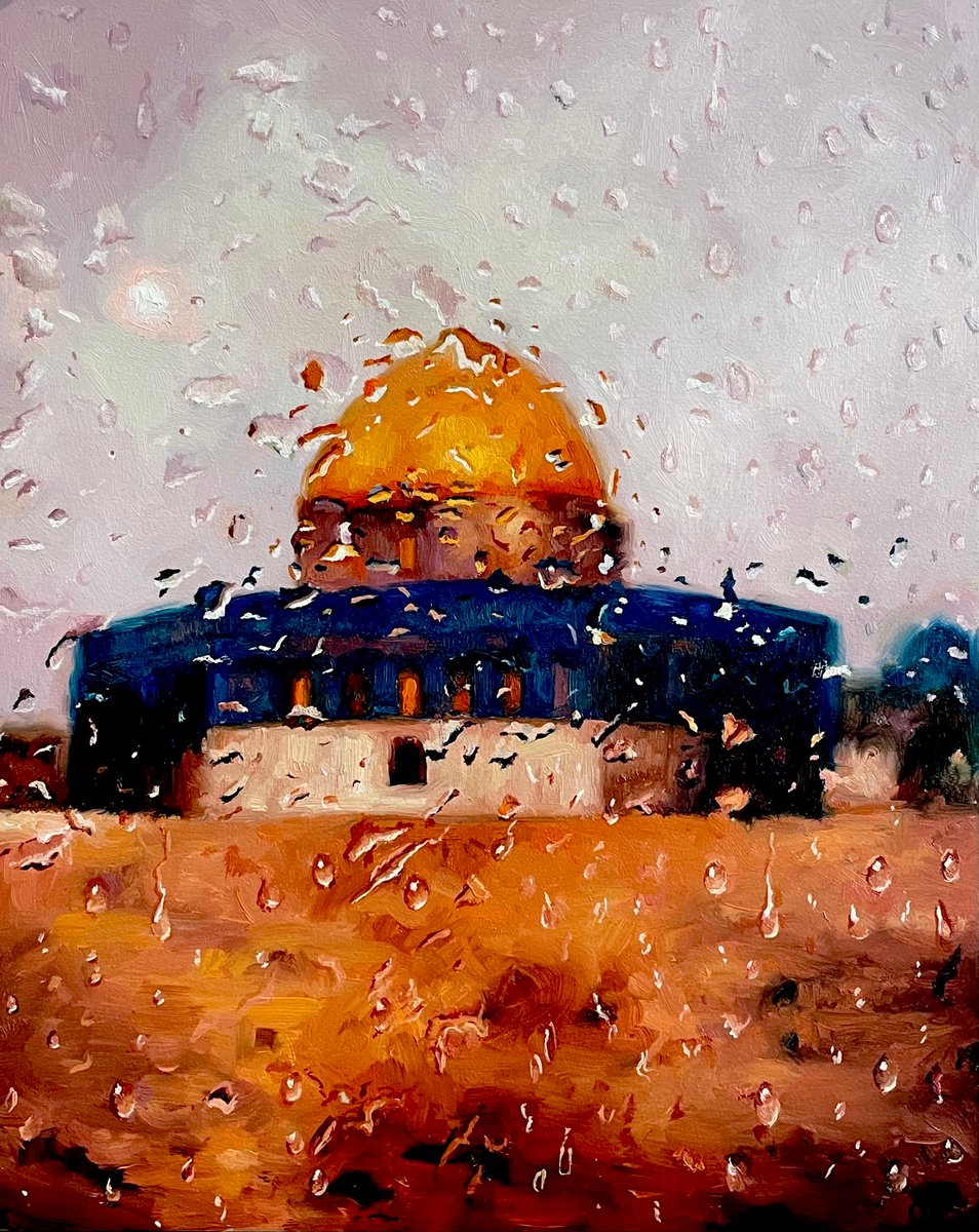 Rain in Jerusalem Print | Safia Latif