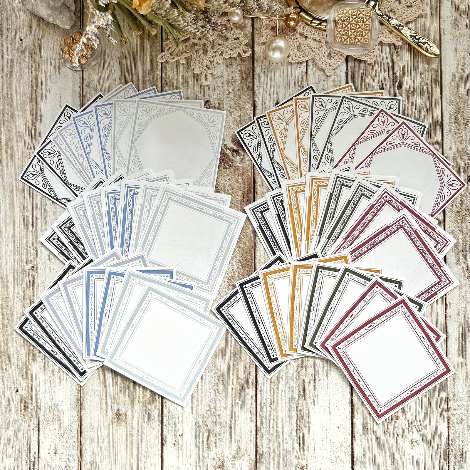 Memo Pad | 24 Pack | 4 Colours | 2 Varietes | Journal with Ena