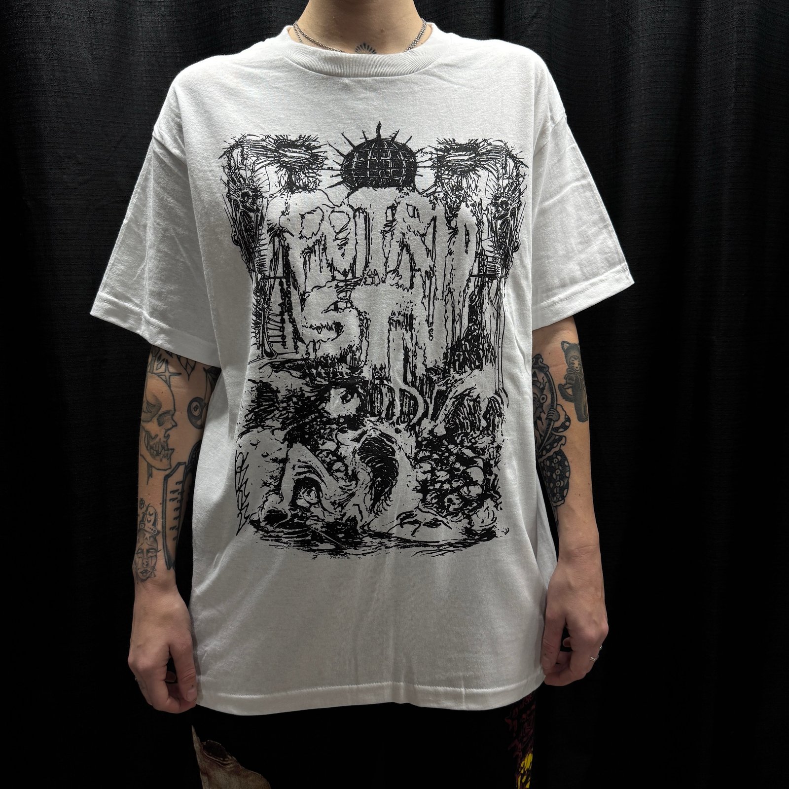 STU - "MESS" T SHIRT AMERICAN APPAREL | Fix My Face Records