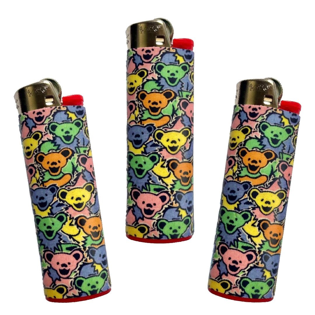 Dancing Bear V1 Lighter 3 Pack | Grateful Wolf