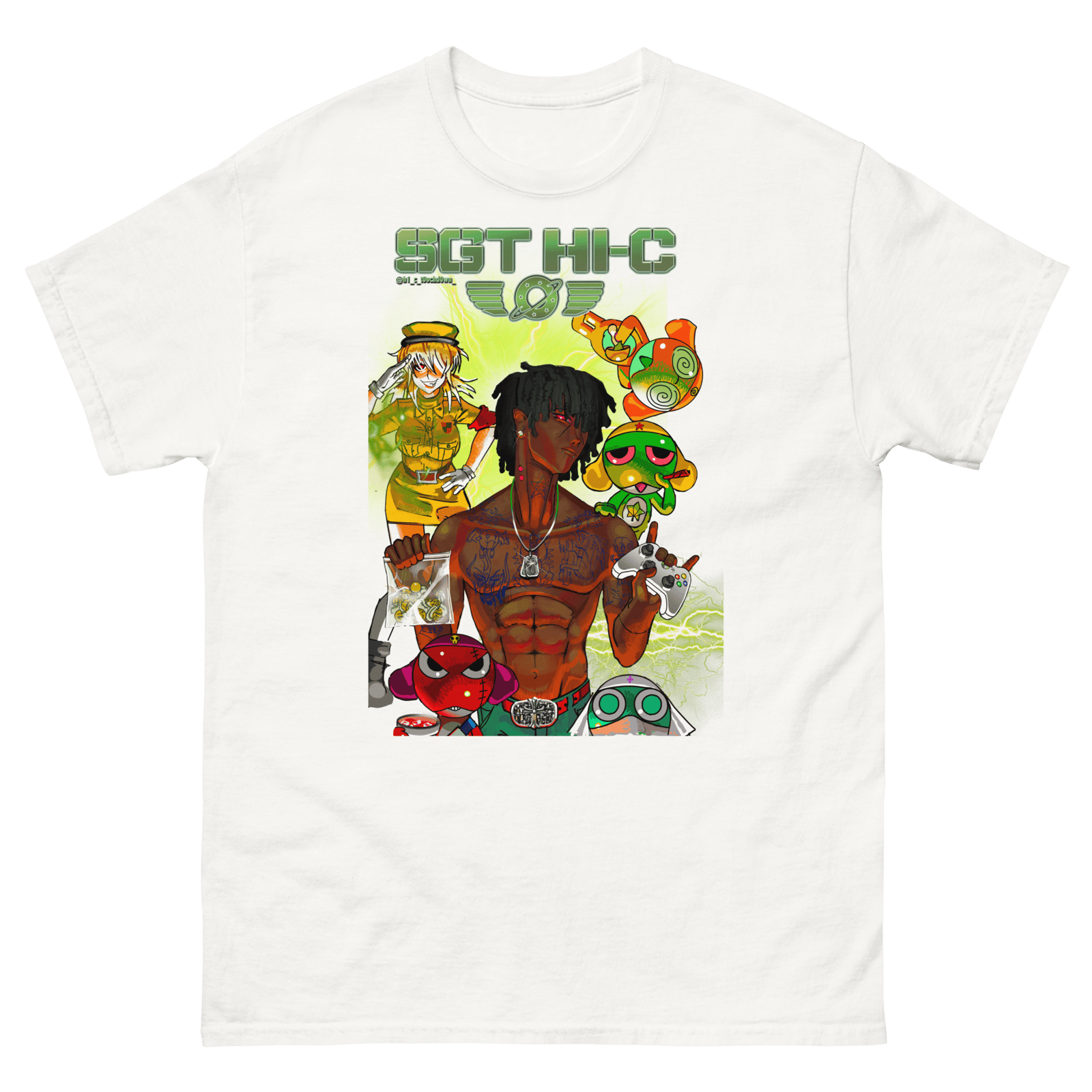 Sgt- hi-c T shirt white | Hi-C