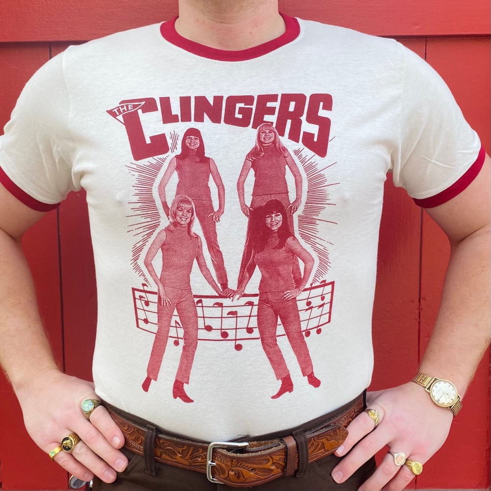 The Clingers ringer tee | Taffy Sinclair Prints