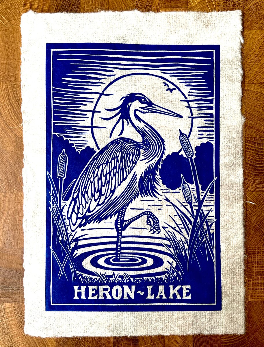 ‘Balance’ (Linocut Print) | Chai Monster Productions