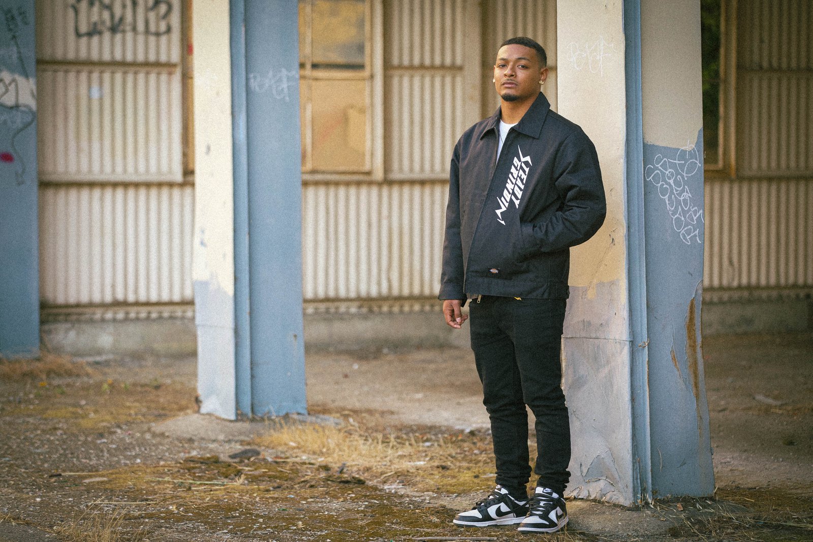 IMA HUSTLER BLACK DICKIES JACKET | Steady Grindin'