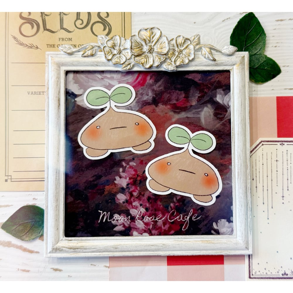 Omori Smushed Sprout Mole Sticker | Moon Rose Cafe
