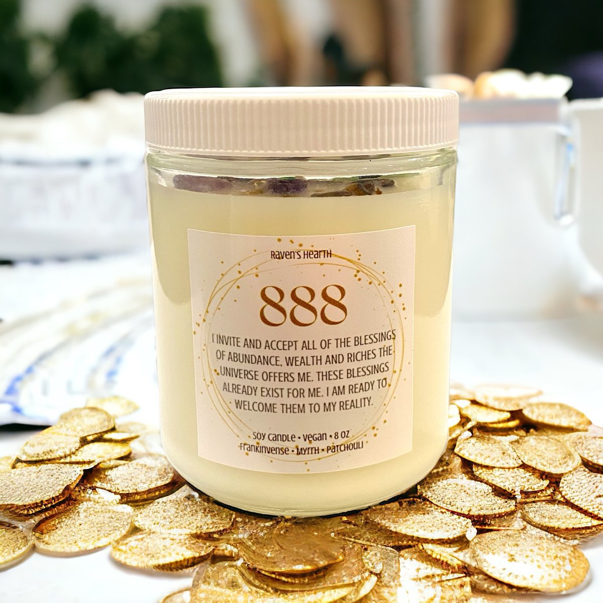888 Candle | Raven's Hearth