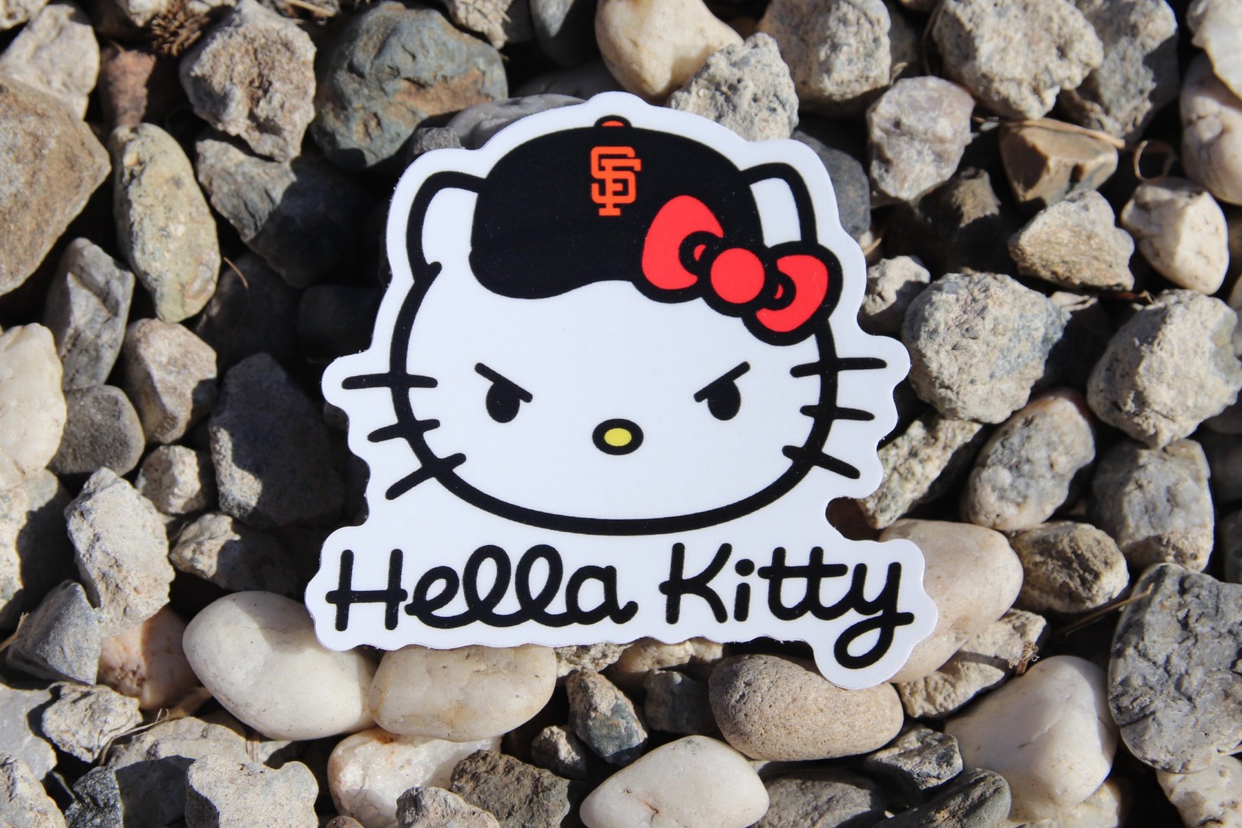 Hella Kitty SF Sticker | BayFitteds Enamel Pins