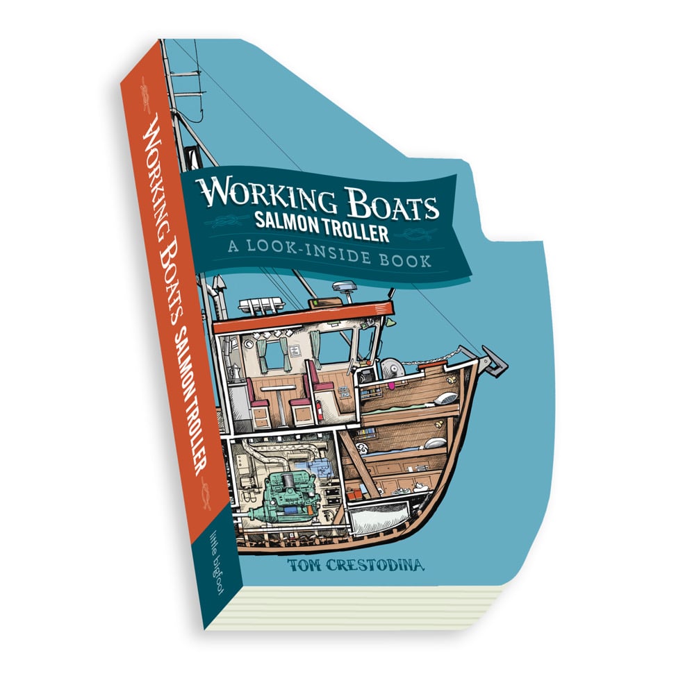 working Boats Salmon Troller: A Look Inside Book - Preorder | The Scow