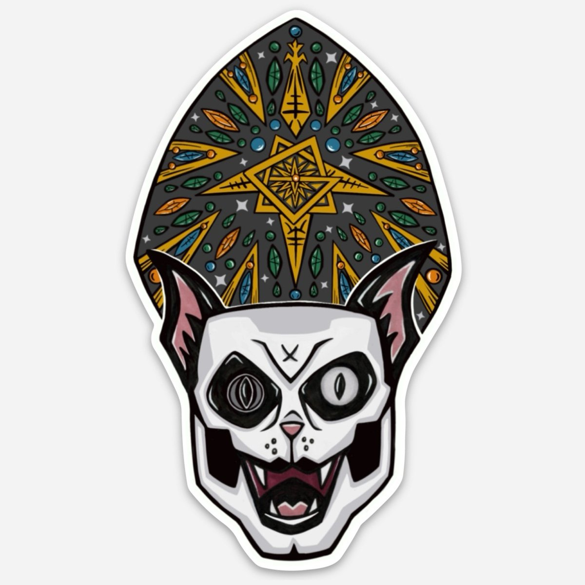Papa Ghost Sticker | Earthenwood