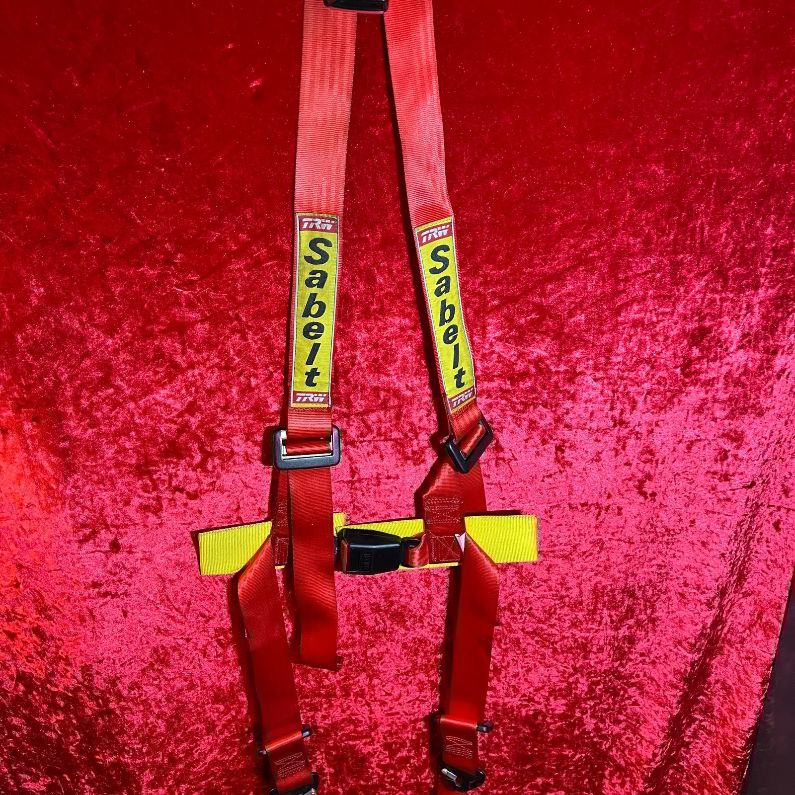 Sabelt 4 point Racing Harness (Red) | Annoying Team Racing!