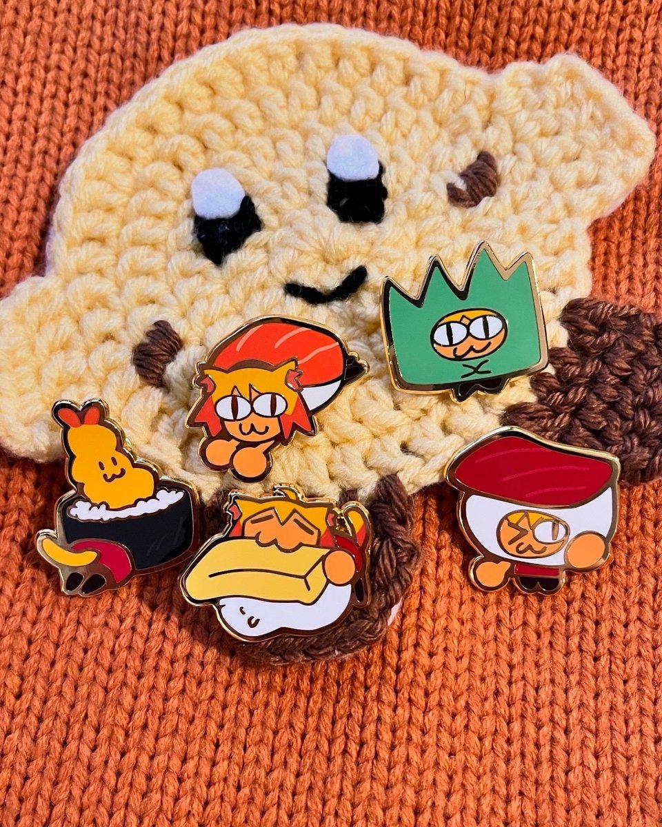 MYSTERY BAG neco arc sushi enamel pin | Xiaobb inc
