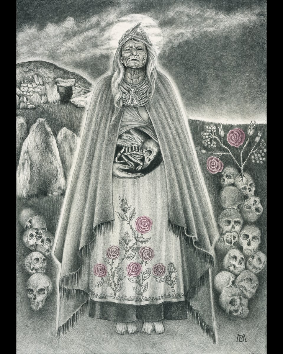 An Cailleach - Art Print by Dee Mulrooney | Dee Mulrooney Art