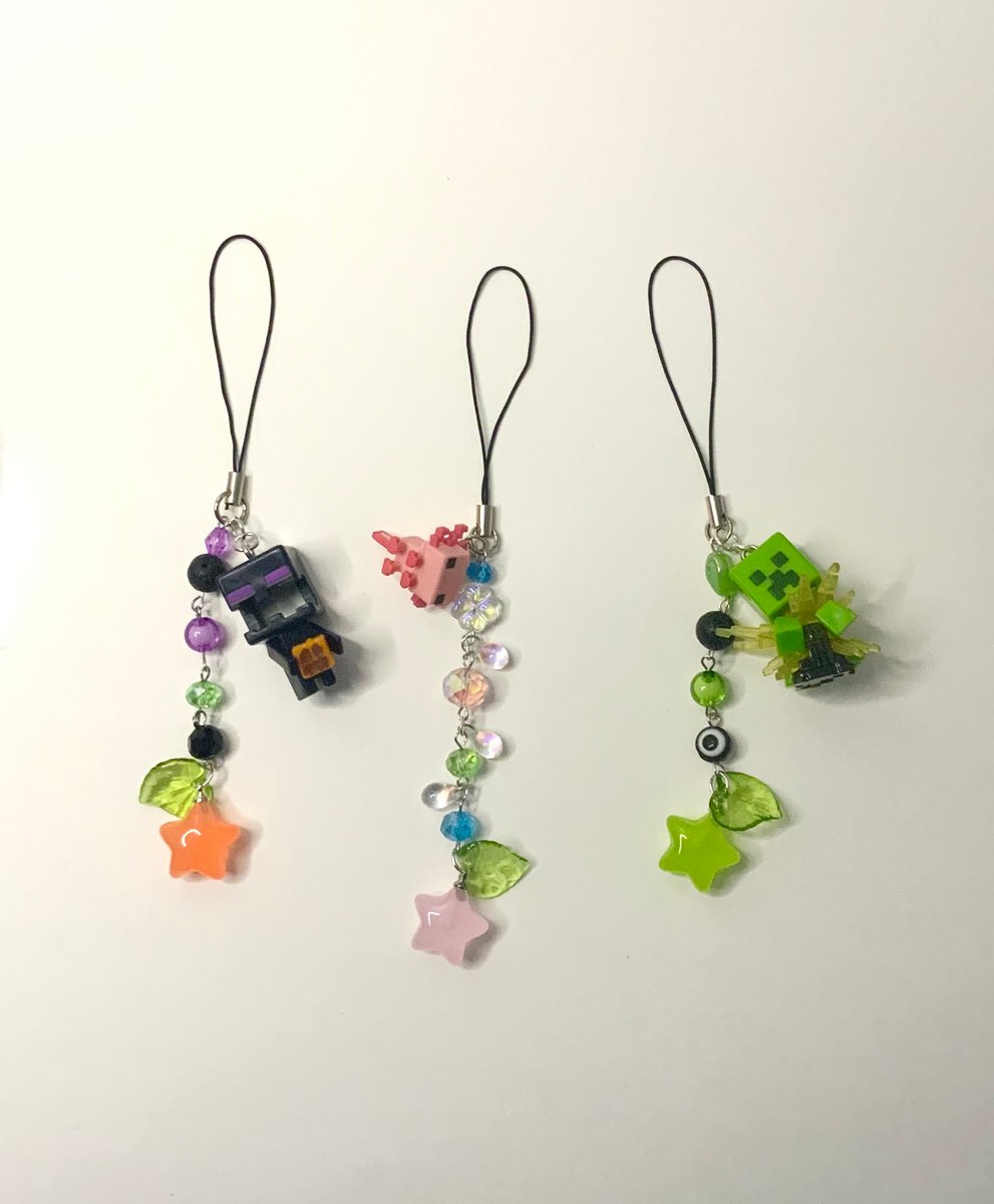 Minecraft charms ! ꩜ ⋆｡˚ | unhingedstars