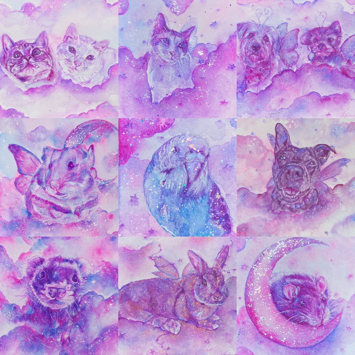 Dreamy Pet Portrait (5 spots open!) | Autumn Lynn Art