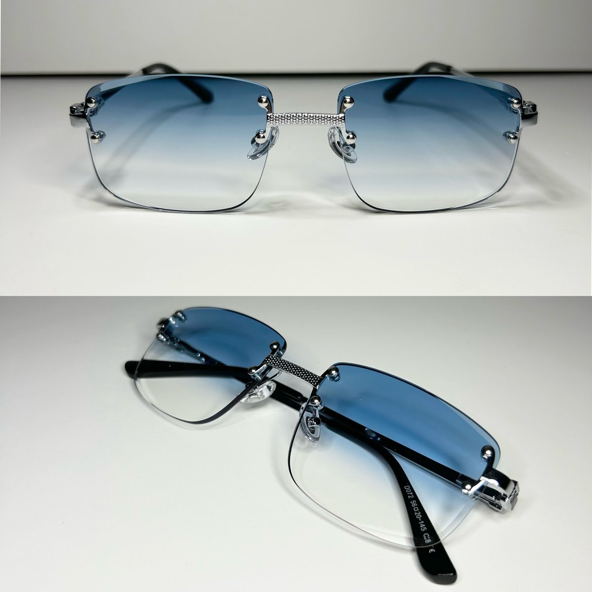 Blue Faded Tint Frames | J Shades