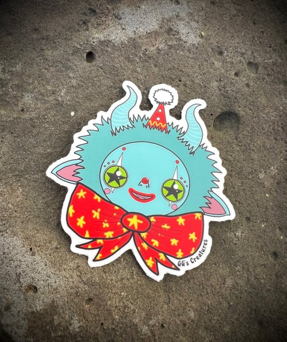Clown sticker | GG’s Creatures