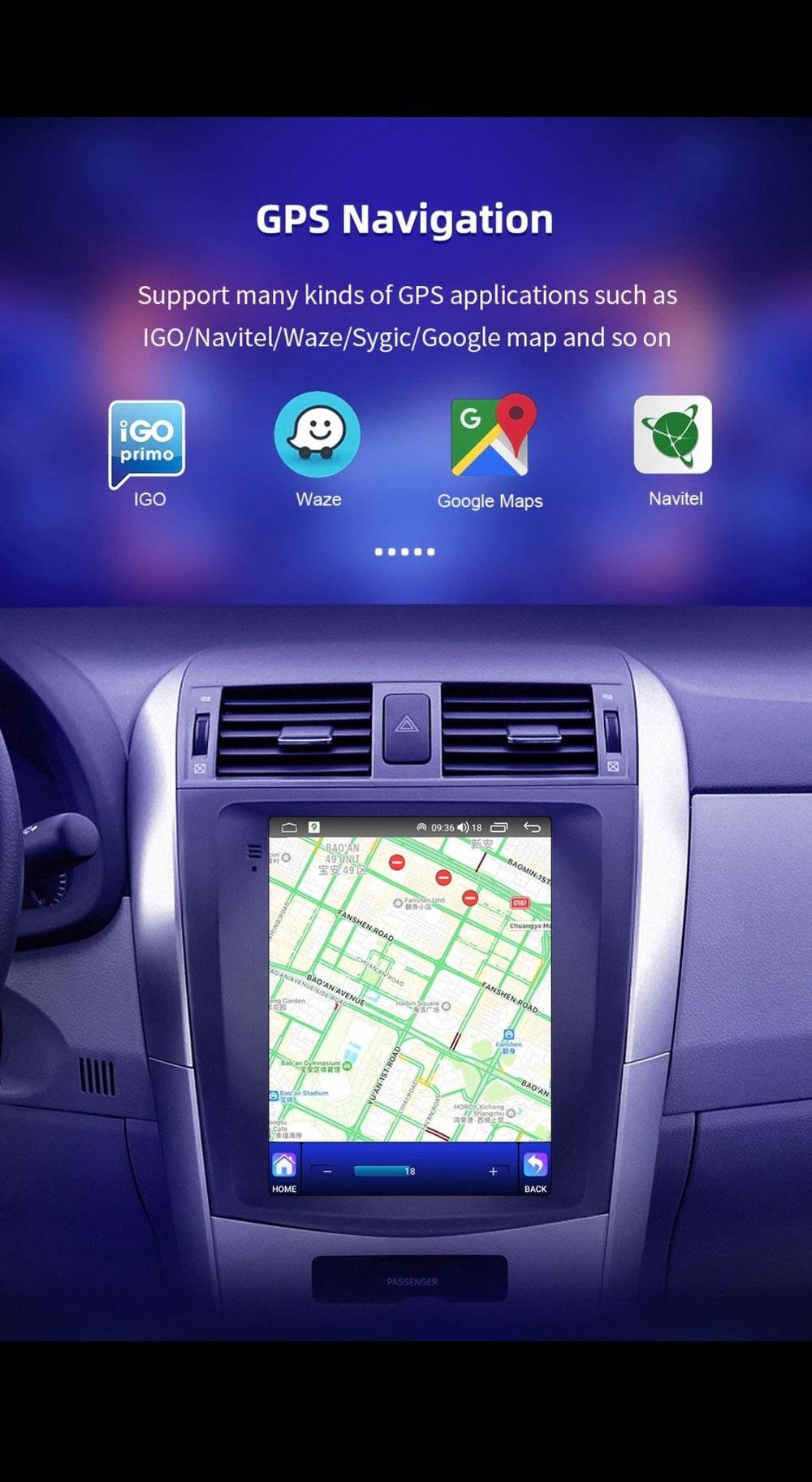 Ford Fiesta MK7 MK7.5 2009-2017 Tesla Screen CarPlay Android Auto ...