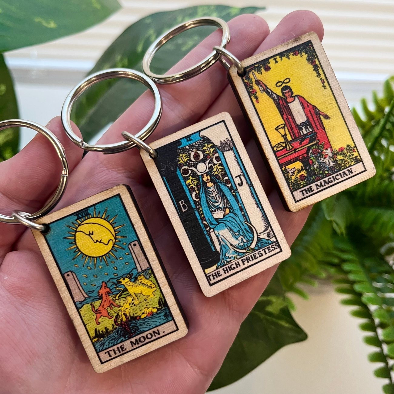 Tarot Card Keychains | Over the Moon Magic