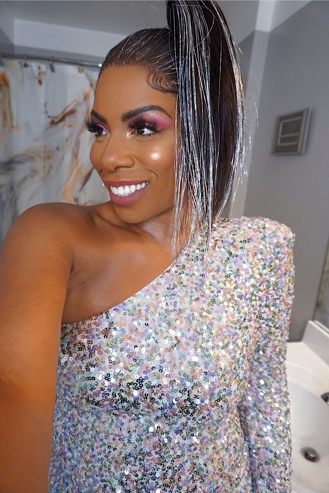 METALLIC SILVER DIAMOND WIG! SILVER HAND CRAFTED 360 LACE WIG! | The ...