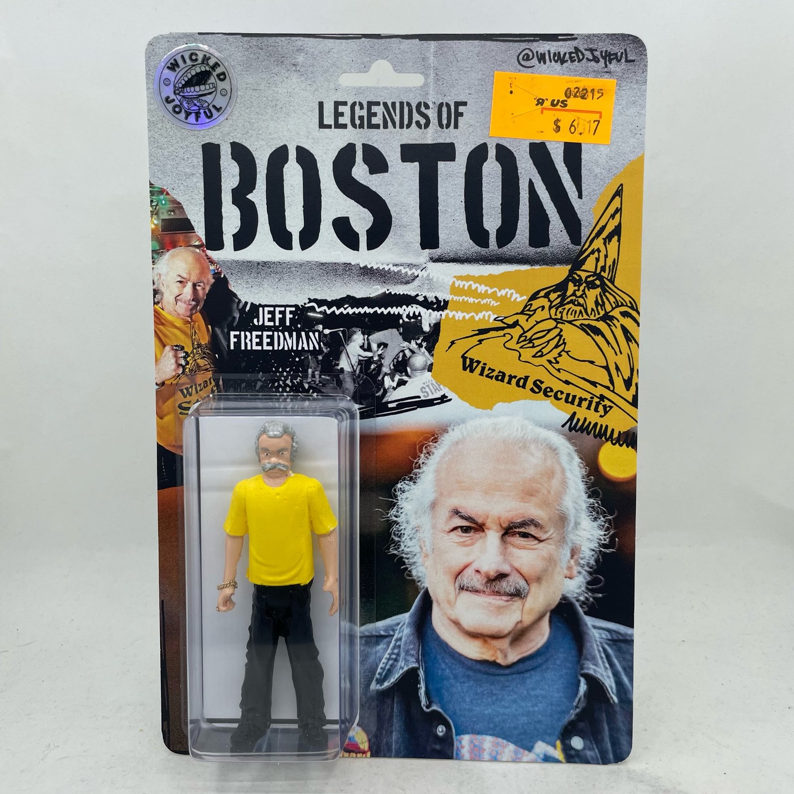 Jeff Freedman Wizard Security Custom Action Figure | Wicked Joyful