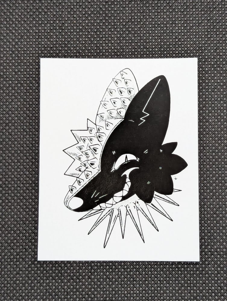 Spiked Fox Sticker | HearthFox Art