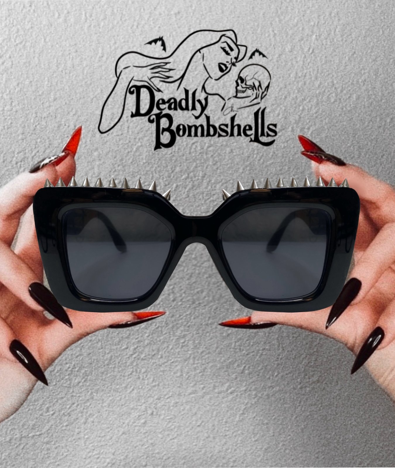 Deadly Bombshell- Spiked Goth Babe Sunglasses | Deadly Bombshells