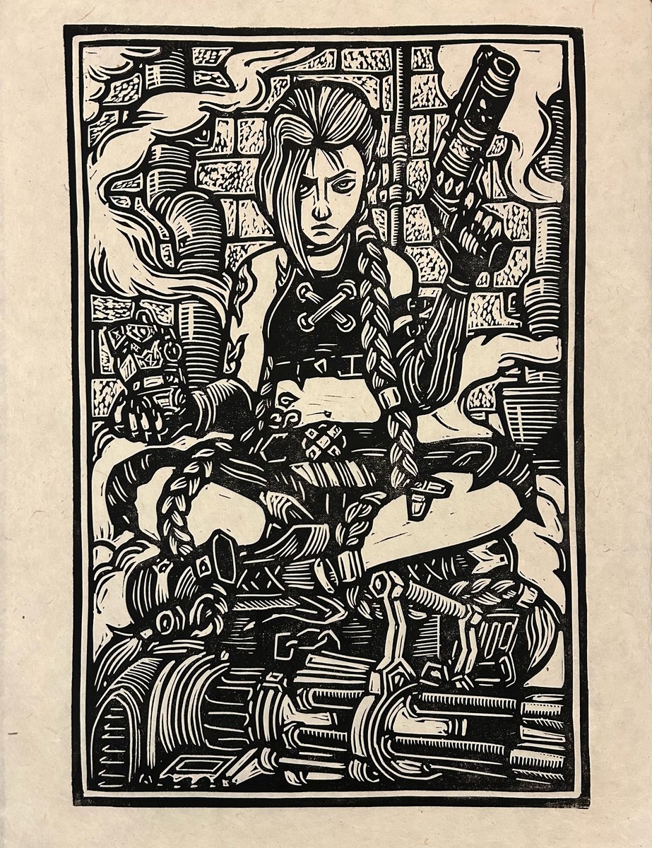 Jinx Block Print | Brian Reedy