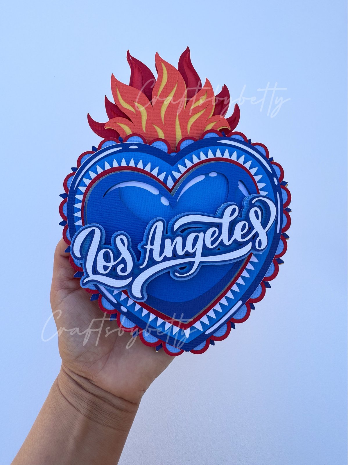 "L.A. STRONG" HEART SVG / ARCHIVO DIGITAL | Crafts By Betty