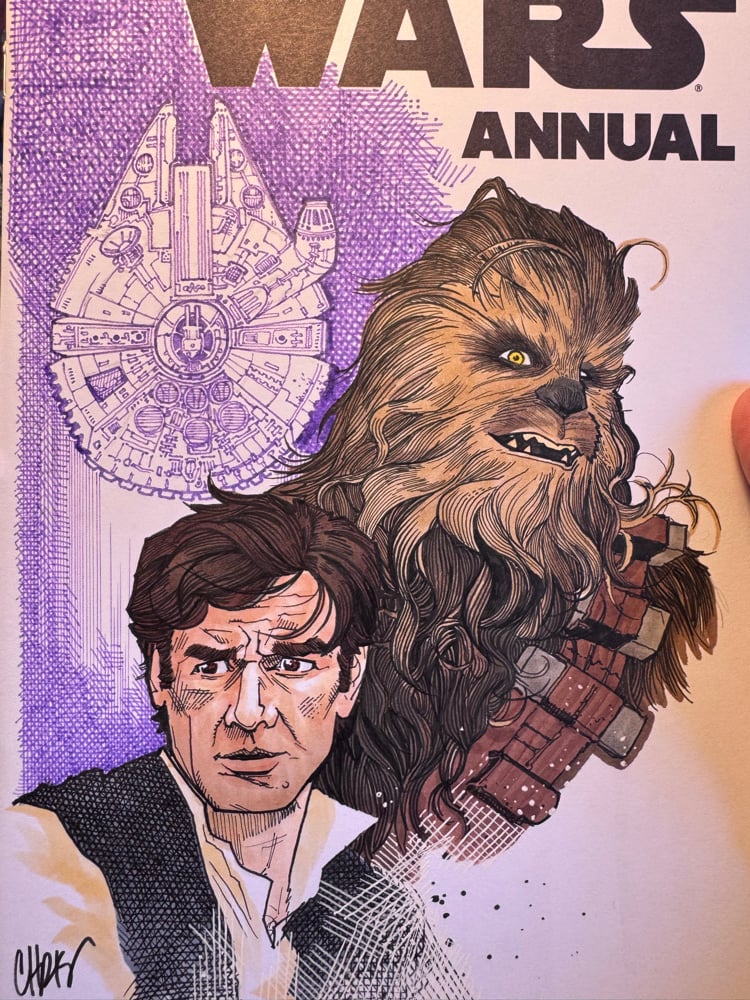 STAR WARS annual (Han & Chewie | ChrisJohnsonInFiction