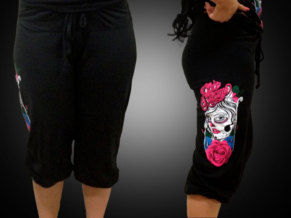 Ladies - Capri Sweats - Humming Bird / Cali Savage