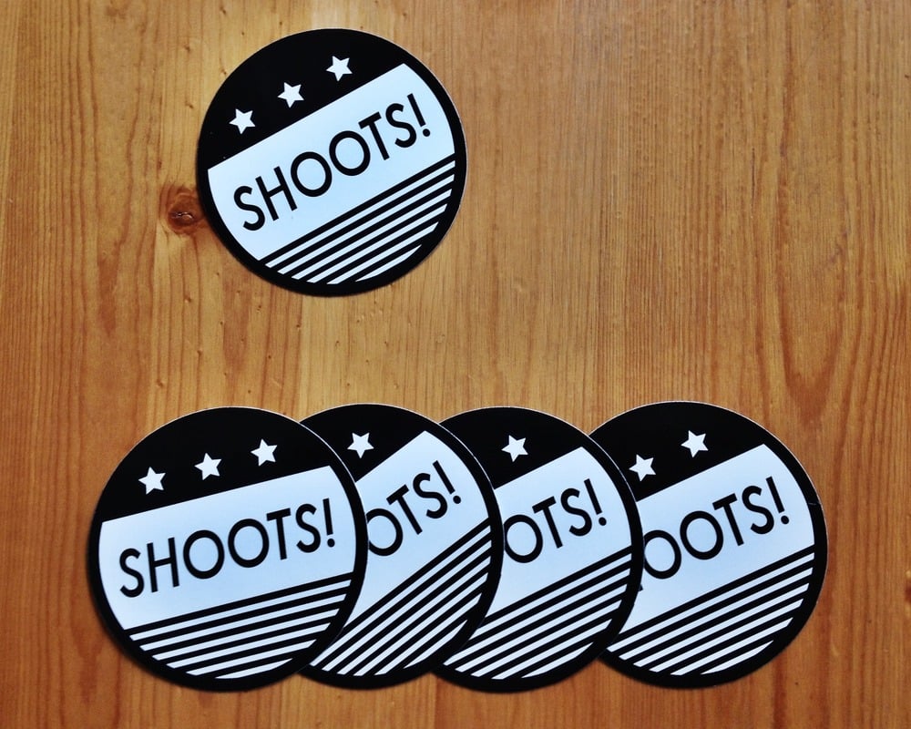 SHOOTS! Stickers (pack of 5) / Shoots!