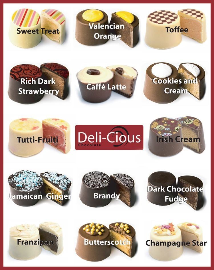 Individual chocolates / Deli Cious Chocolate