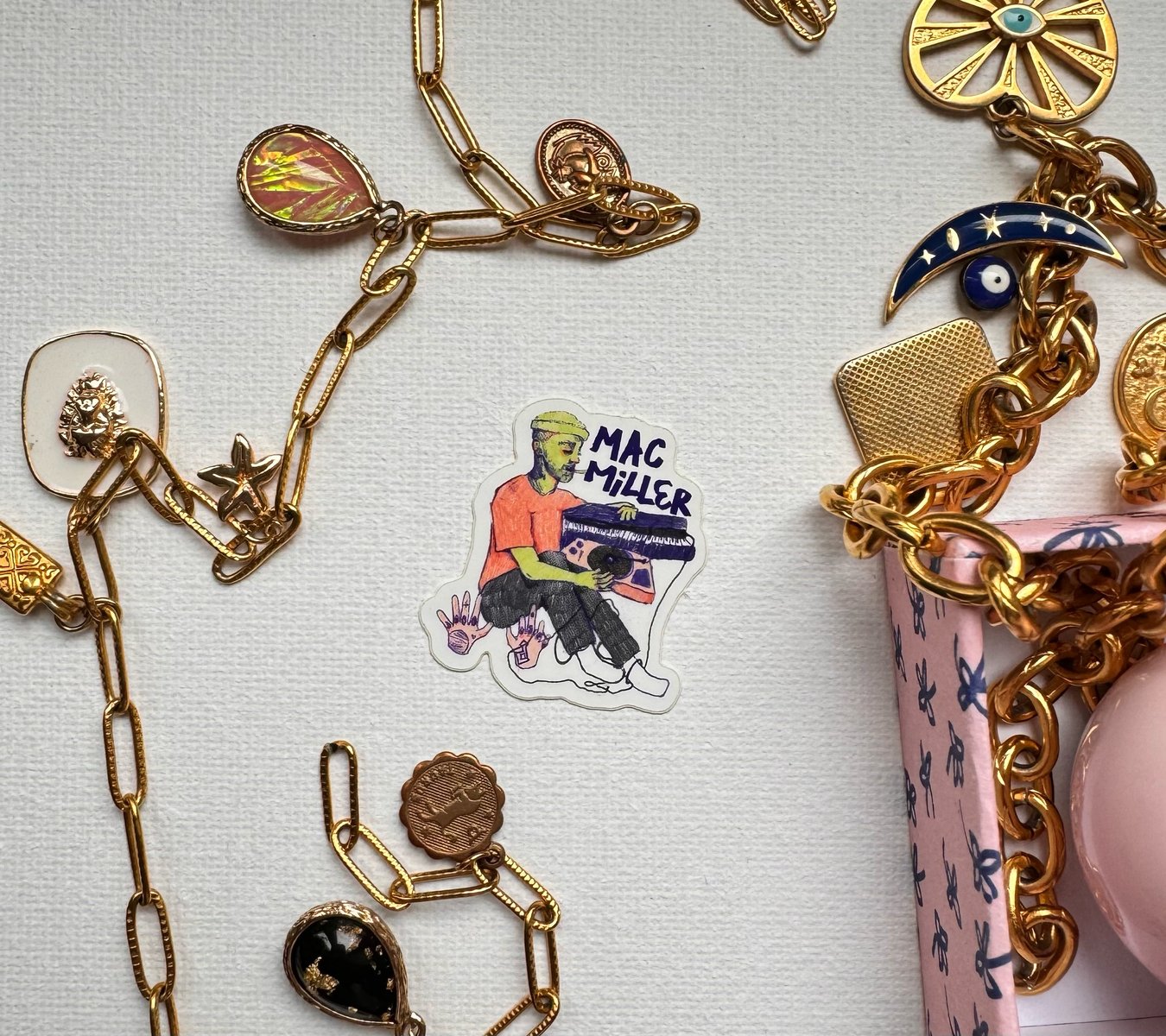 mac miller- mini sticker | luludrawww