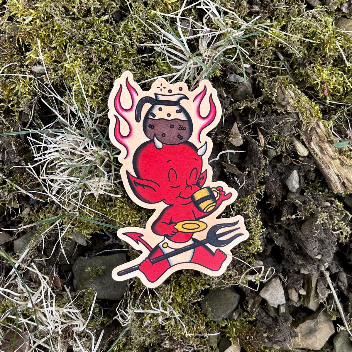 “Wake Up” Sticker | Art by Zea Jadyn