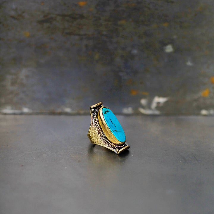 Turquoise Treasure / Charcoal Alley