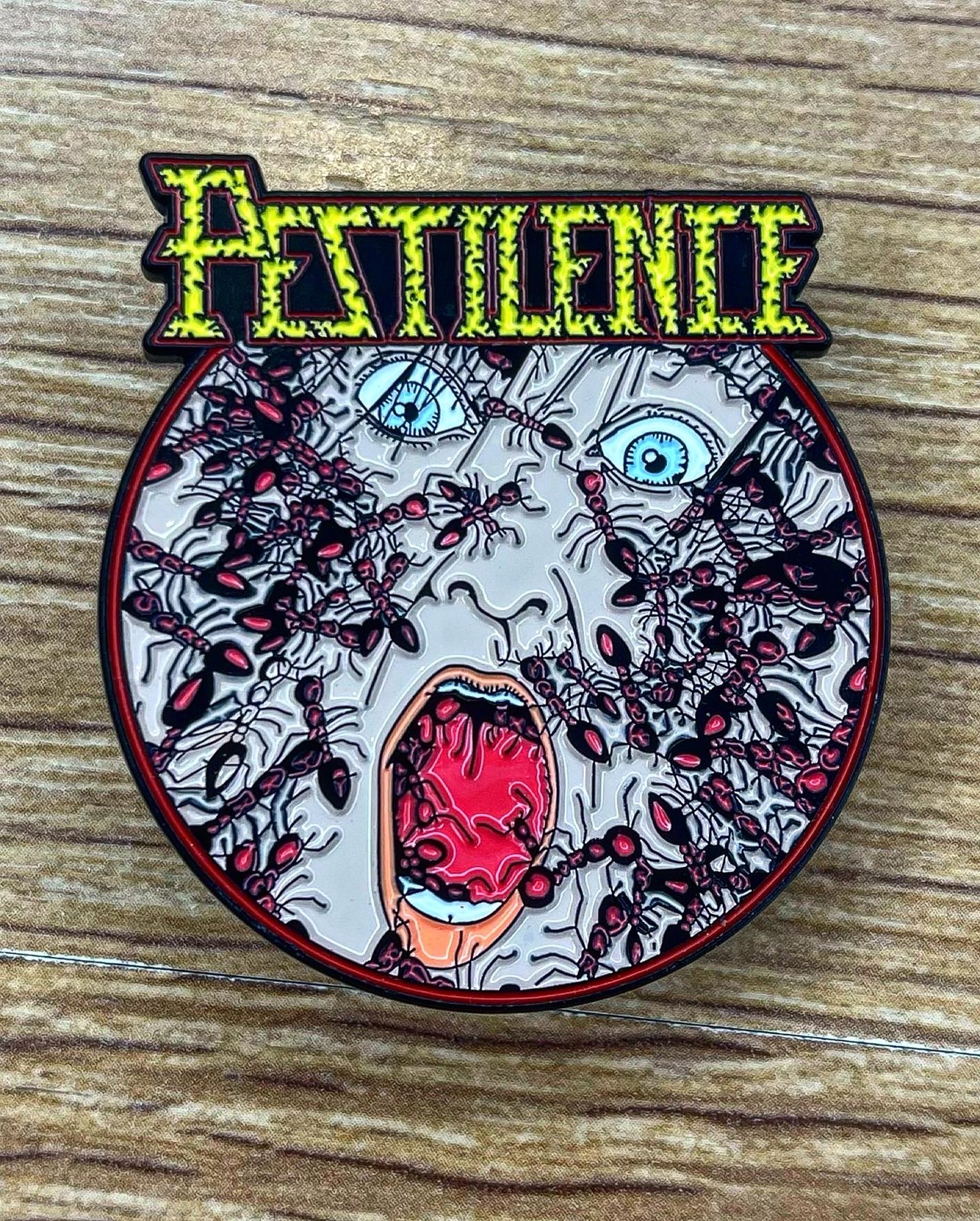Pestilence - Consuming Impulse Metal Pin | Armed With Hammers Productions
