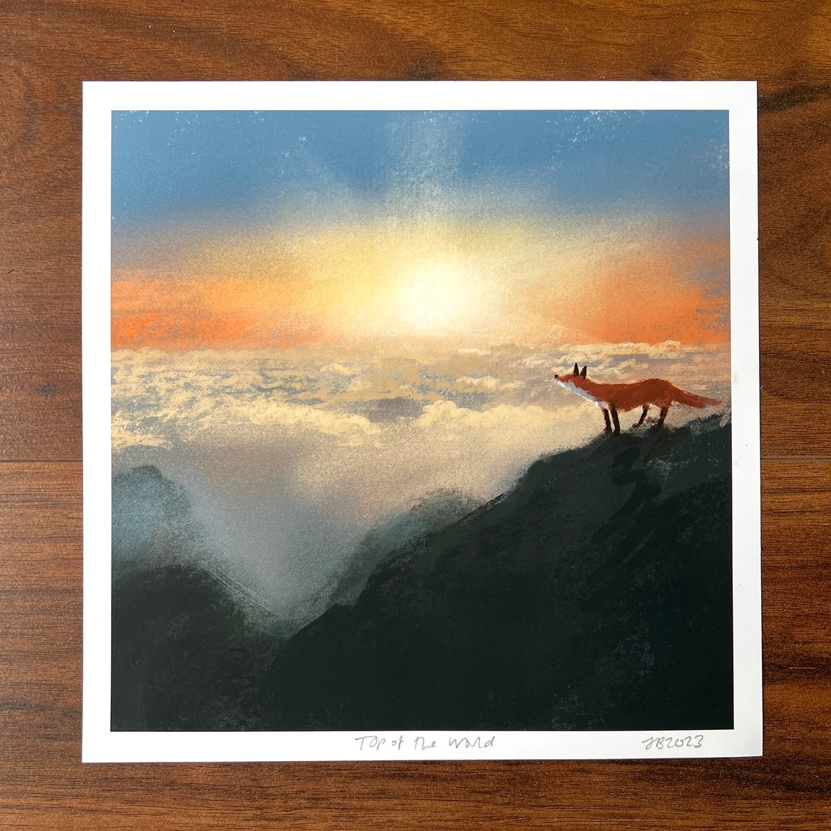 Top Of The World - Archive Quality Print | Jenny Bloomfield Illustration