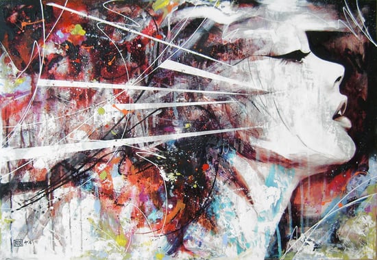 "Retracing Steps" 34x24" Hand Embellished Limited Edition Print SOLD ...