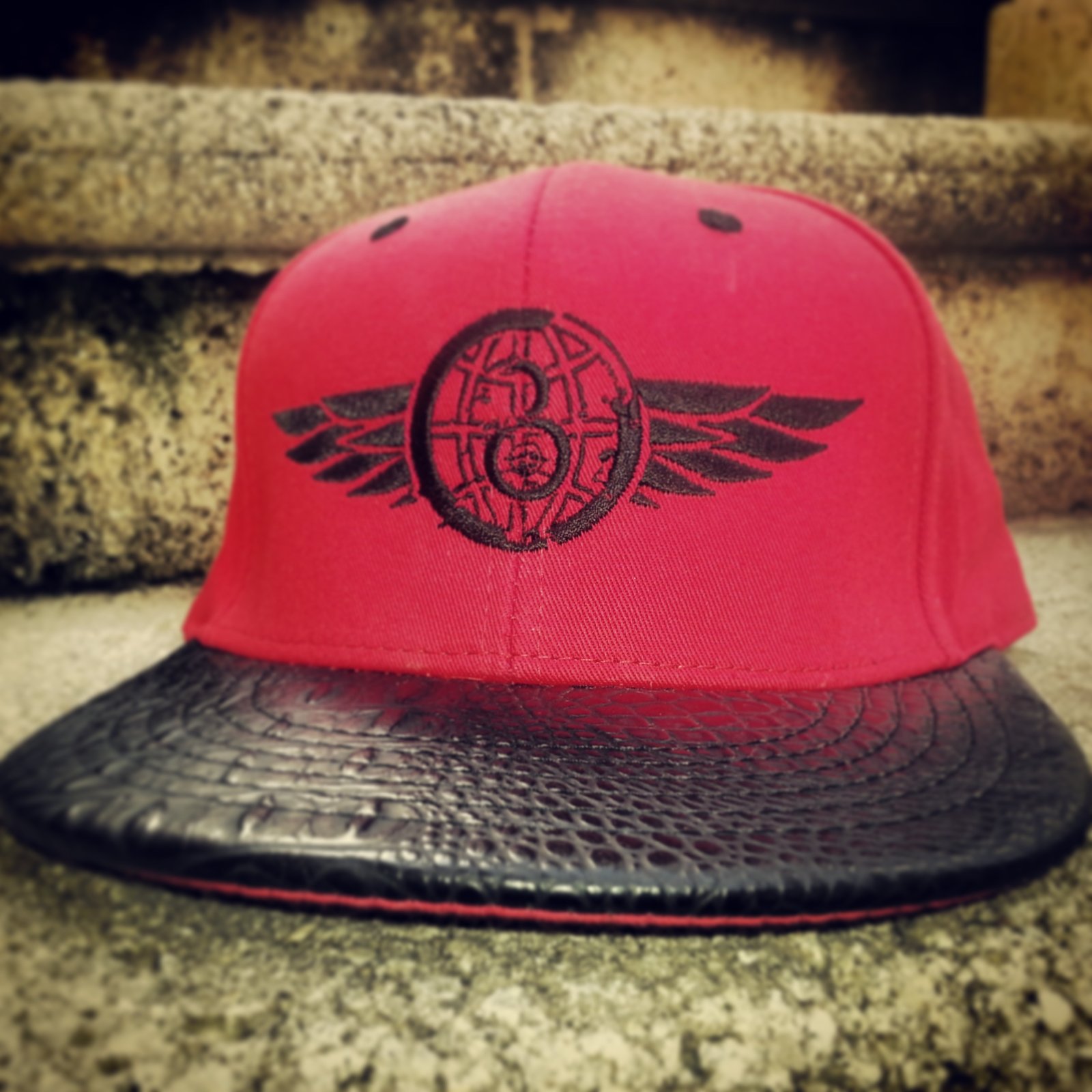 Cre8ive Upperclass Logo Alligator skin Strap Back / Cre8ive Society