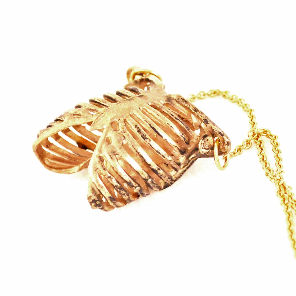 Ribcage antique bronze / Lillian Crowe