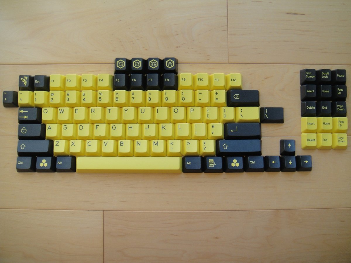 Bumblebee Set | KeyPop.net Home of Custom Cherry MX Keycaps for ...