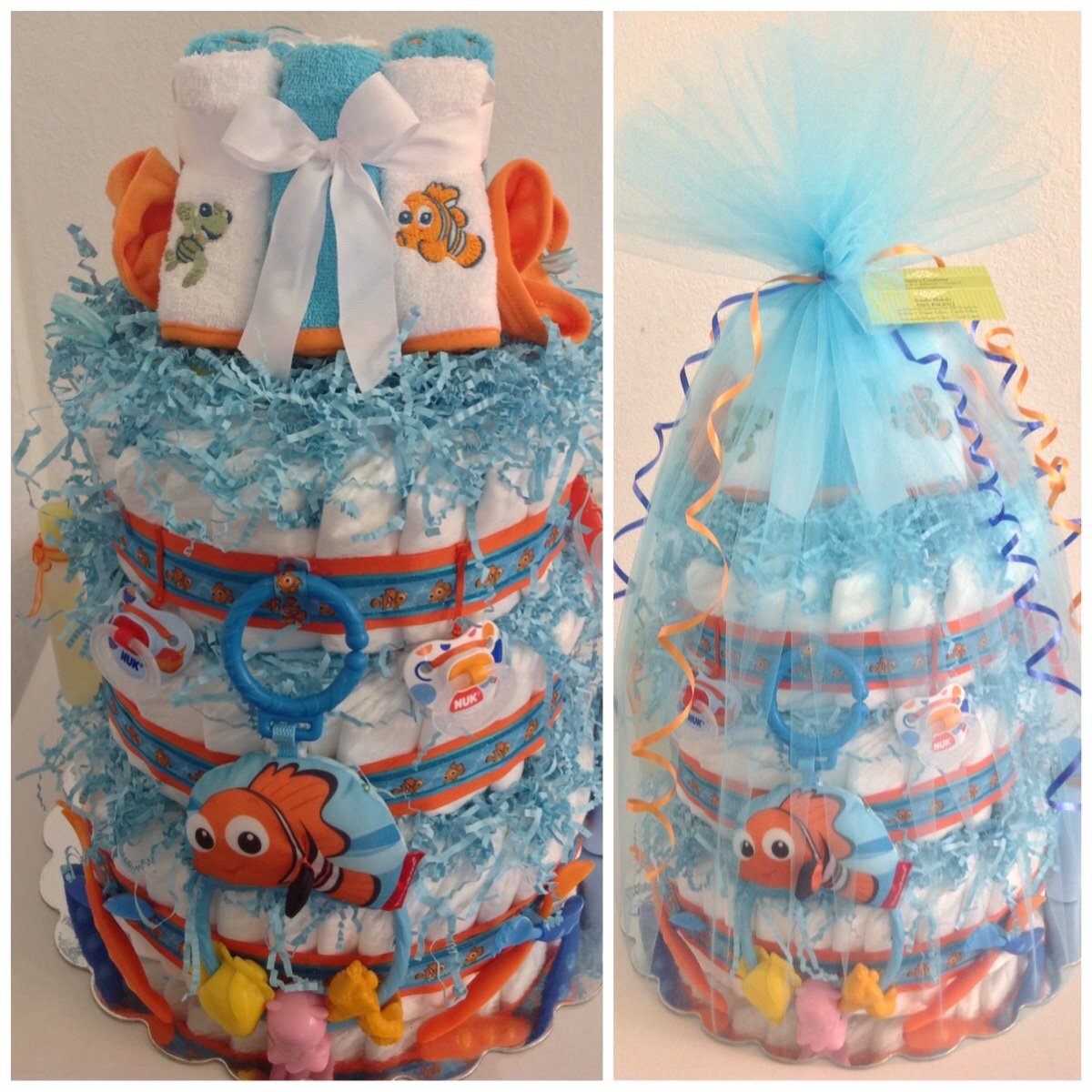 Finding Nemo Diaper Cake | Natty's Creations