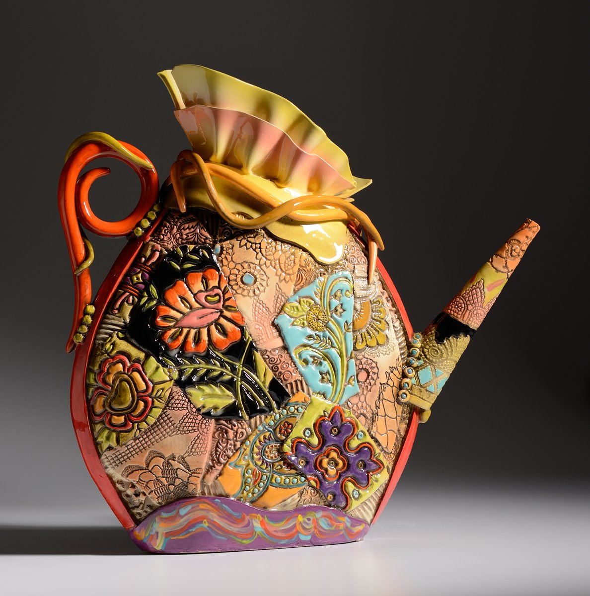 Water Pitcher Extra Large Size Ceramic / Gail Markiewicz